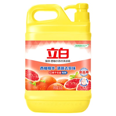立白洗洁精家用实惠装大桶