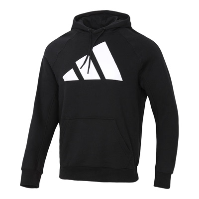 Adidas/阿迪达斯官方正品休闲男子运动宽松拉绳连帽卫衣GM6458