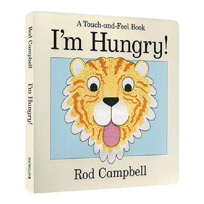 hungry英文原版触摸玩具操作纸板
