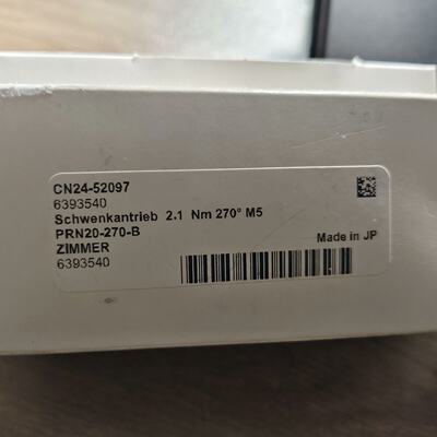 询价-ZIMMER旋转气缸，型号CN24-52097 PRN2