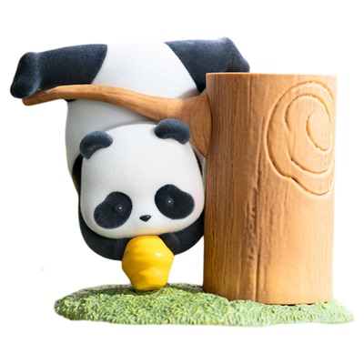 正版PandaRoll胖达叠叠乐摆件