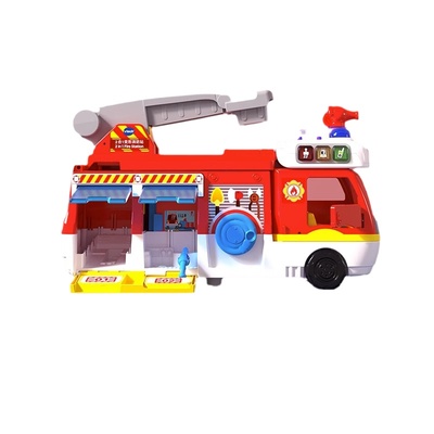 伟易达2合1变形消防站轨道消防车