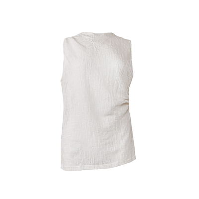 REFUSECLUB捏捏褶无袖背心上衣