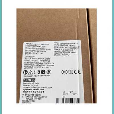 议价3RW3036-1BB04西门子SIRIUS 软起动器 S2 45 A，全新原装议价