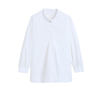 IVYKKI纯色立领衬衫女春