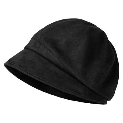 八角帽休闲女款秋冬大头围显脸小