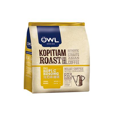 OWL/猫头鹰炭烧奶香速溶咖啡