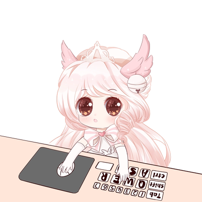 OBS直播Bongo Cat Mver虚拟主播Q版人物live2d键盘鼠标定制设计