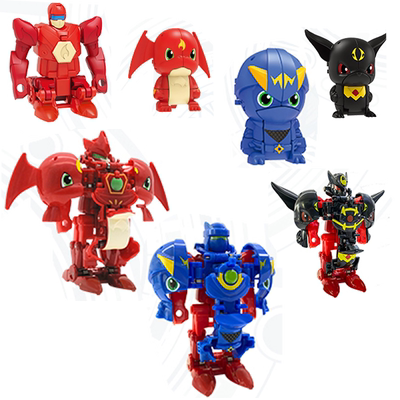 三宝武装精灵合体变形机甲火战神