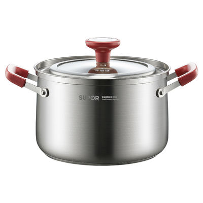 苏泊尔304不锈钢汤锅防溢款