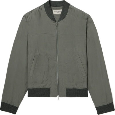 【38开门红】Officine Generale 秋冬男缎面飞行员夹克外套