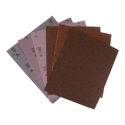 YATO砂布片干湿两用工业级沙布块36-240目粗细砂纸打磨工具抛光