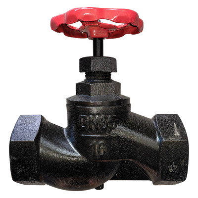 J11T-16丝口截止阀内螺纹铁铜芯