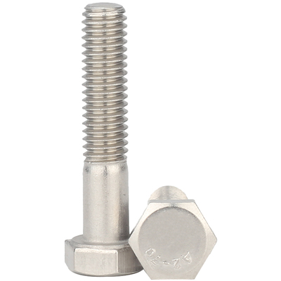 304外六角螺丝半牙粗杆螺栓M6M8