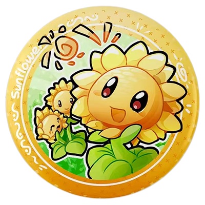 植物大战僵尸镭射吧唧