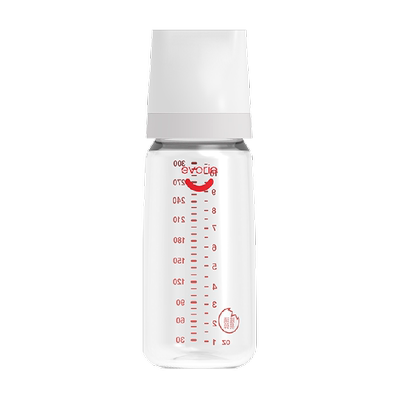 爱得利硼硅玻璃宽口径奶瓶