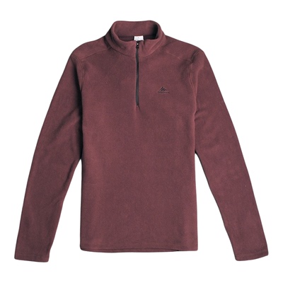 男士户外立领半拉链抓绒衣