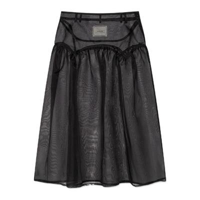 透明分层长裙网纱设计感长裙