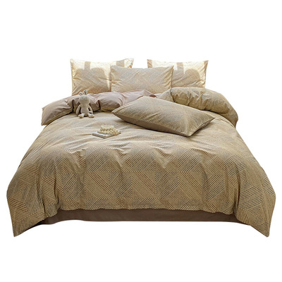 无印良品抗菌全棉柔软舒适四件套