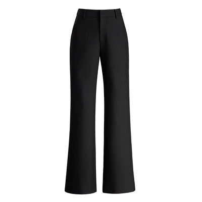 免烫直筒型长裤微喇叭裤