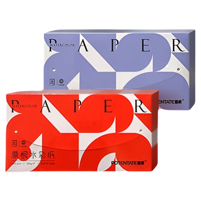 遵爵票根型水彩纸明信片