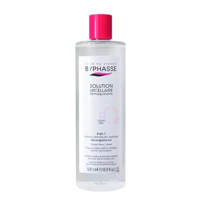 西班牙BYPHASSE蓓昂斯卸妆水油眼唇面部温和深层清洁毛孔500ml