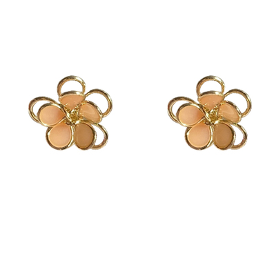 森系小樱花法式温柔小花朵耳钉