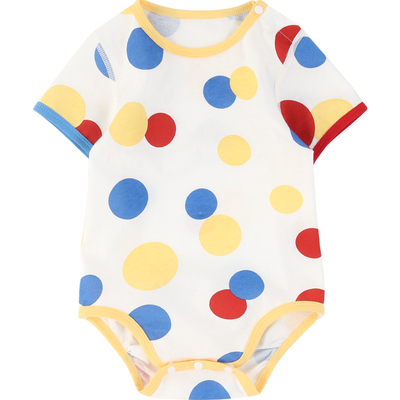 WHYLOOK 宝宝衣服夏季薄款纯棉无骨三角哈衣婴儿包屁衣连体衣爬服