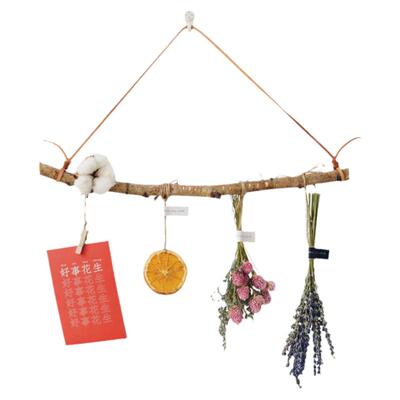 悬挂网红房间ins风北欧墙上花束