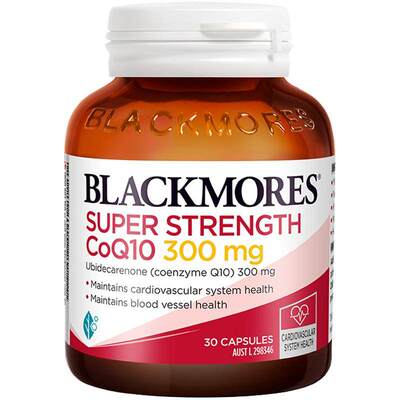 澳佳宝BLACKMORES辅酶素q10软胶囊150mg300mg熬夜心脏血管正品
