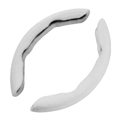 汽车方向盘套冬季毛绒翻毛皮