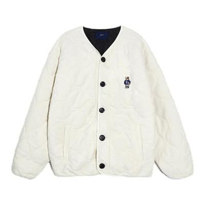 时尚流行简约百搭无领开衫外套