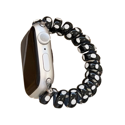 适用小米手环10Pro苹果watch华为Fit5/4红米手表6表带弹力电话线