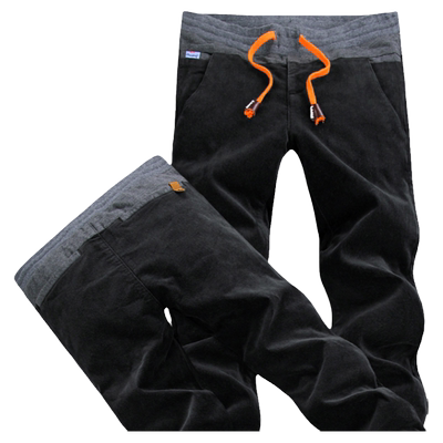 平绒男士休闲裤Yezoe韩版