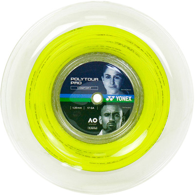 YONEX尤尼克斯网球线大盘POLY TOUR REV日本产聚酯专业网球线硬线