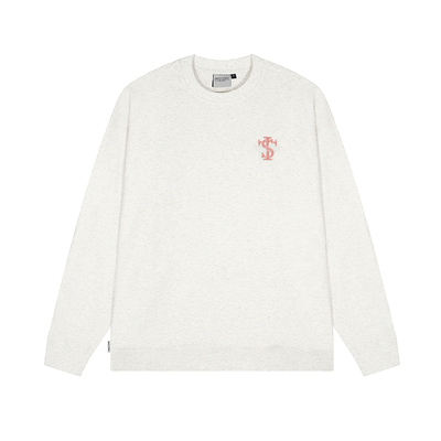STK SmallTownKid 小标基础圆领卫衣刺绣LOGO潮流男女秋长袖外套