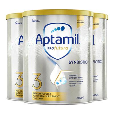 3罐装】澳洲爱他美白金版3段奶粉