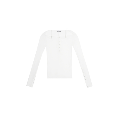 DUE E CHEN Henley 挖肩亨利领上衣｜四季可穿