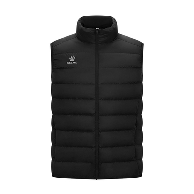 卡尔美轻薄羽绒马甲男