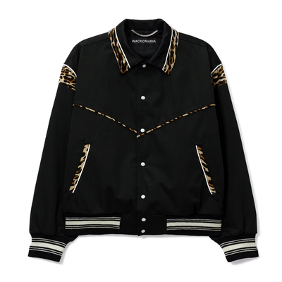 WACKOMARIA豹纹夹克外套