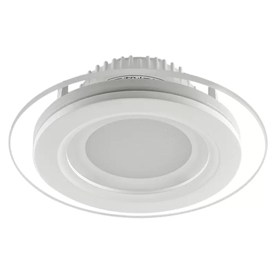 led双色玻璃筒灯6w开面板灯方形