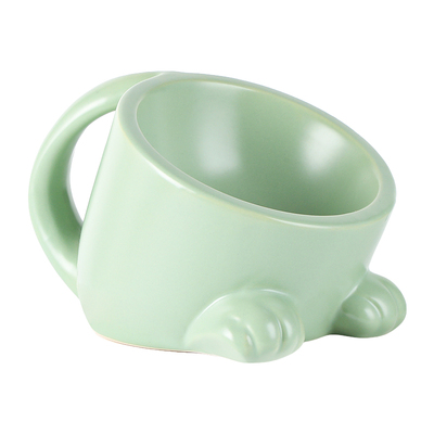 博美陶陶瓷手把猫碗保护脊柱食盆