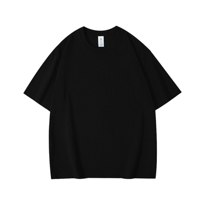 320G重磅纯棉落肩美式短袖T恤