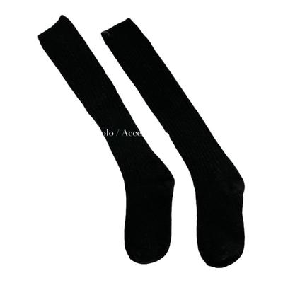 阿馨yolo美拉德羊毛棕色小腿袜