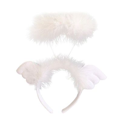 韩国天使翅膀可爱森系表演发箍