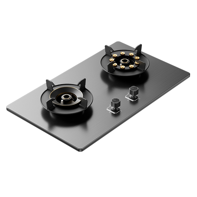 冈田（日本）燃气灶煤气灶家用双灶天然气嵌入式台式液化气炉灶台