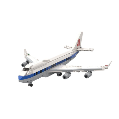中国国航波音747-400积木玩具