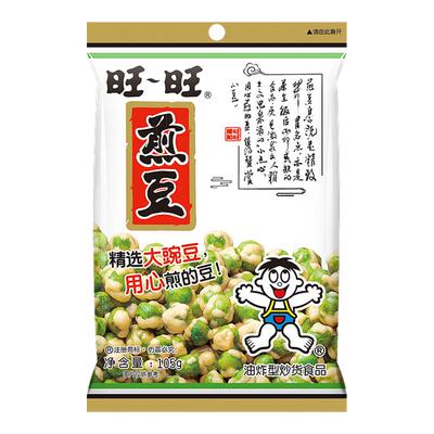 旺旺挑豆煎豆青豌豆105g小袋装休闲零食办公室追剧熬夜解馋