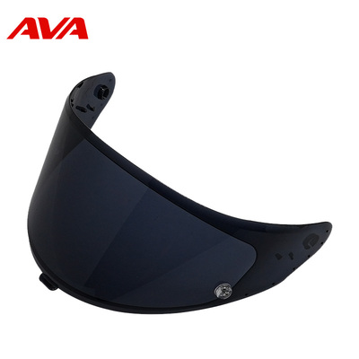 ava红箭头盔通用电镀彩色变色镜