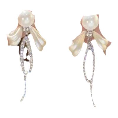 轻奢气质百搭高级感银针耳饰